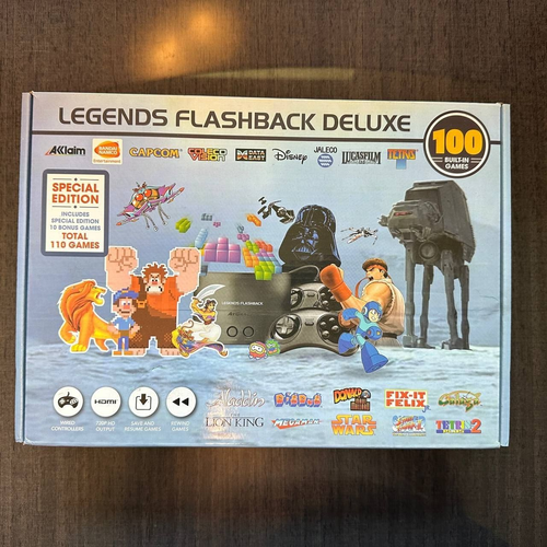 AtGames Legends Flashback Deluxe Special Edition Console with 110 Games ...