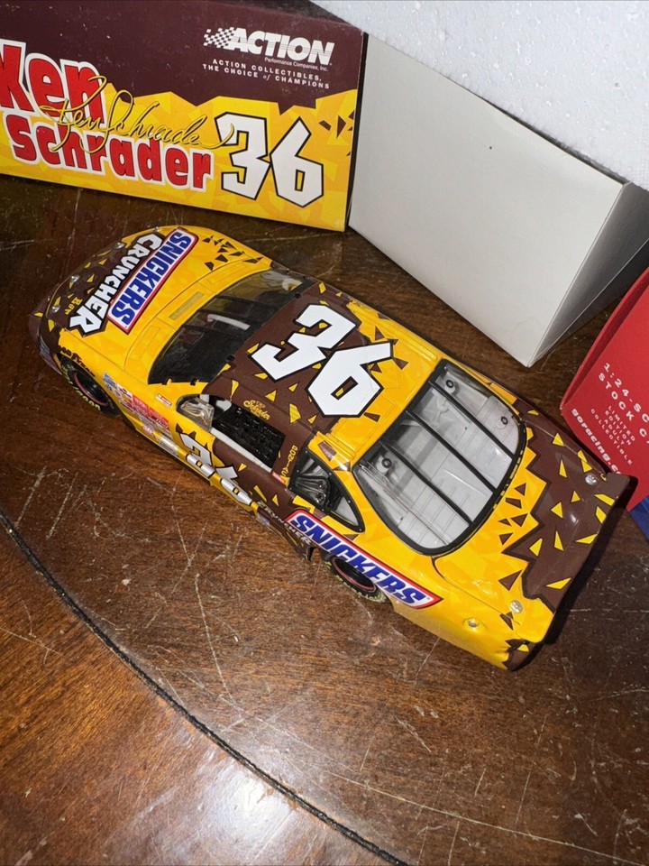 Ken Schrader 36 Snickers Crunch Bar 1/24 Scale Action Diecast Nascar | eBay