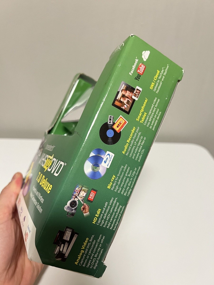 Honestech Vhs To Dvdbluray 70 Deluxe Video Conversion