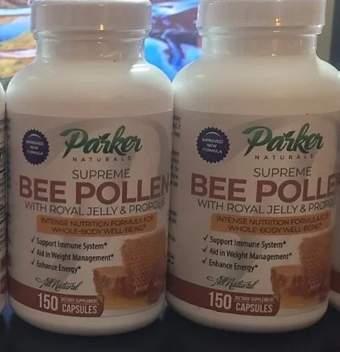 2 Lot Parker Naturals Supreme Bee Pollen Exp 09/2026 | eBay