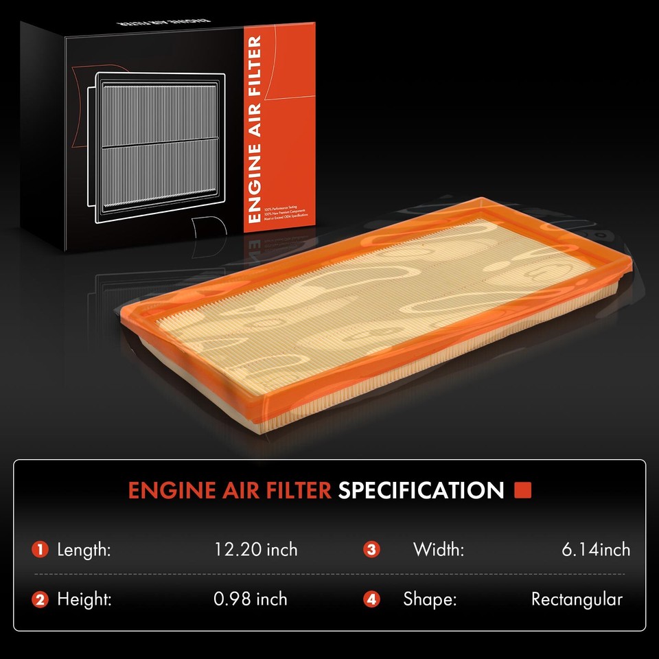 Engine Air Filter for Mercedes-Benz W204/W205 C63 AMG E63 AMG SL63 AMG ...