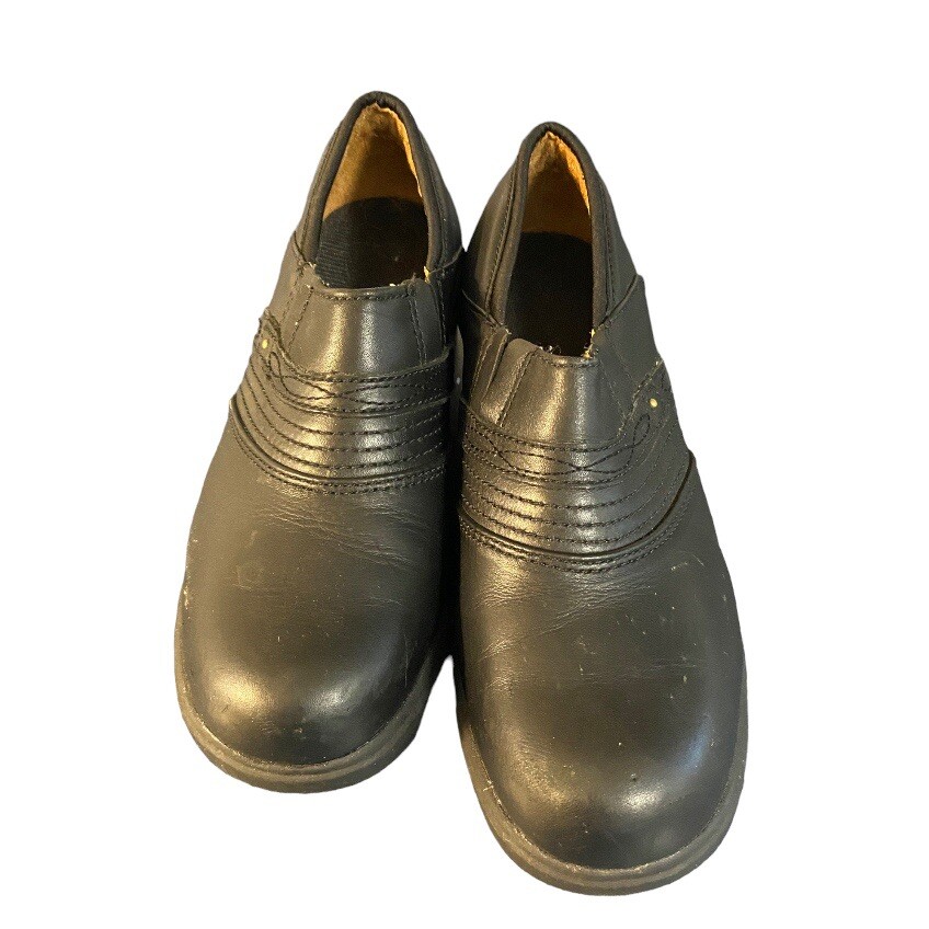 Ariat Work Black Leather Steel Toe Safety Clogs Womens Size 8.5 B ...