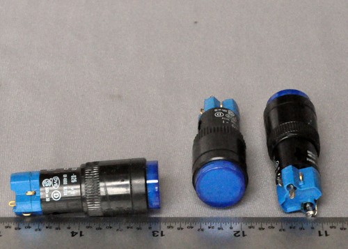 EAO illuminated switches, 3 alternate action, 1 momentary -lot of 4 pcs ...