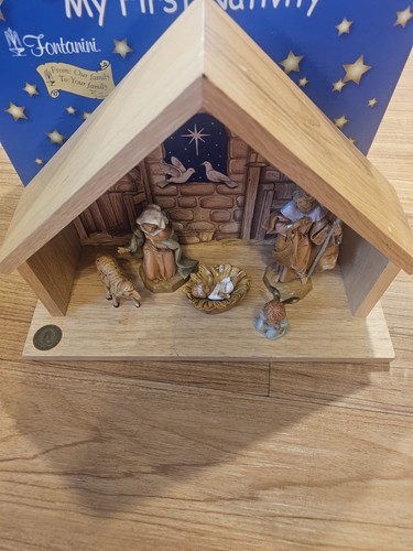 Vintage Fontanini My First Nativity Set 54590 2002 Christmas Missing 1 ...