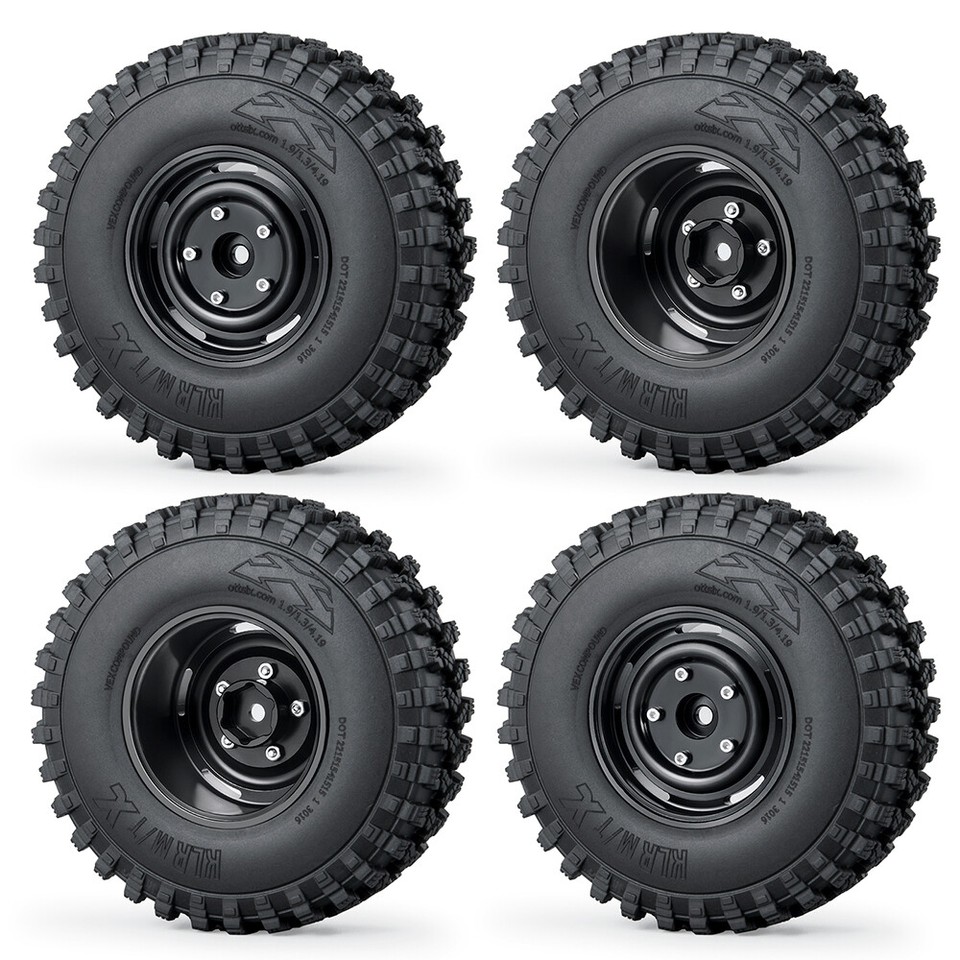 FLYXM 4Pcs 1.9" Wheels Rims RC Tire for Axial SCX10 TRX4 D90 etc | eBay