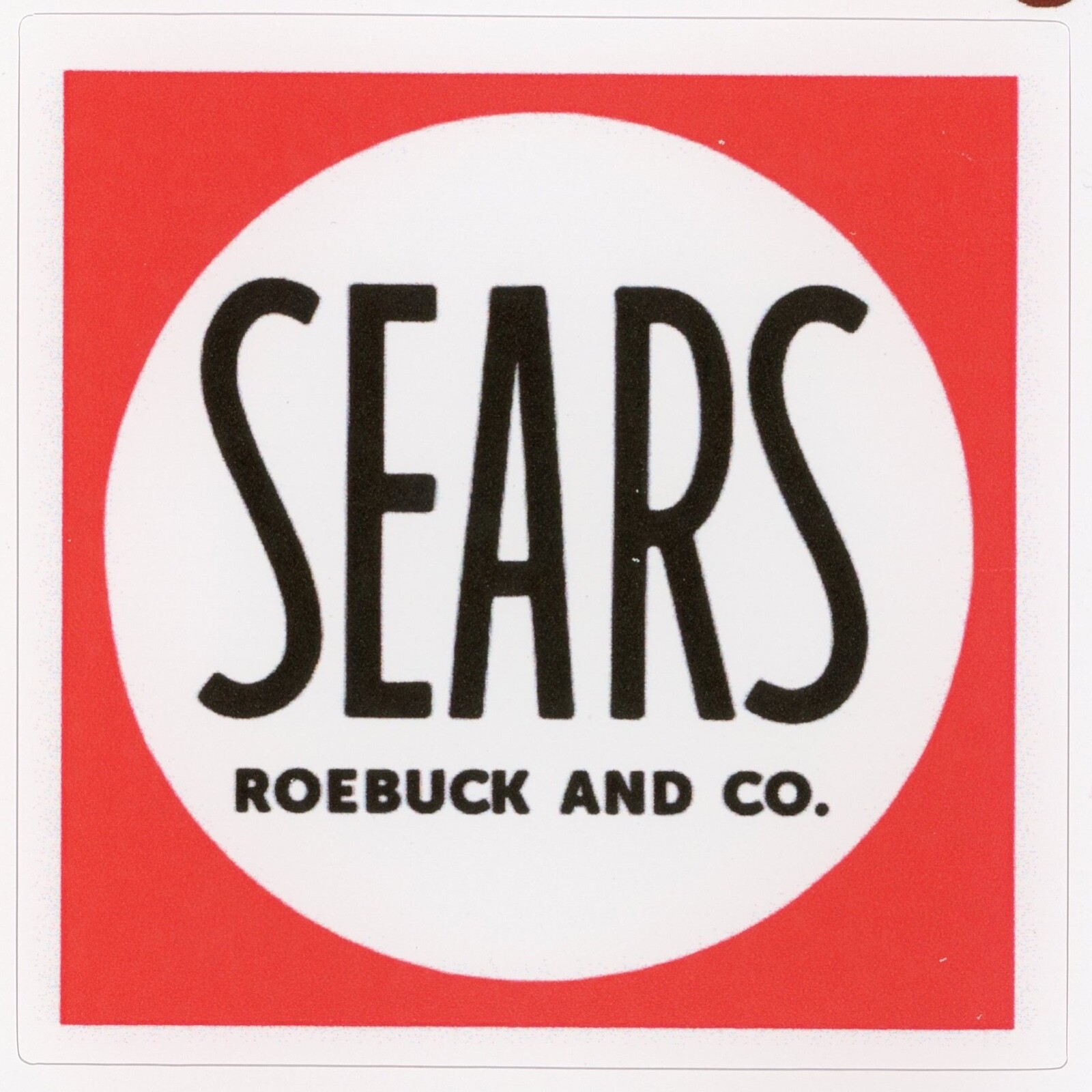 Sears Logo Sticker 1950s (Reproduction) | eBay