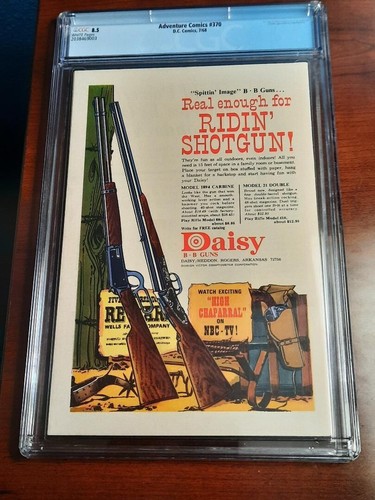 Adventure Comics 370 CGC 8.5 White pages 1968 Legion of Super Heroes ...