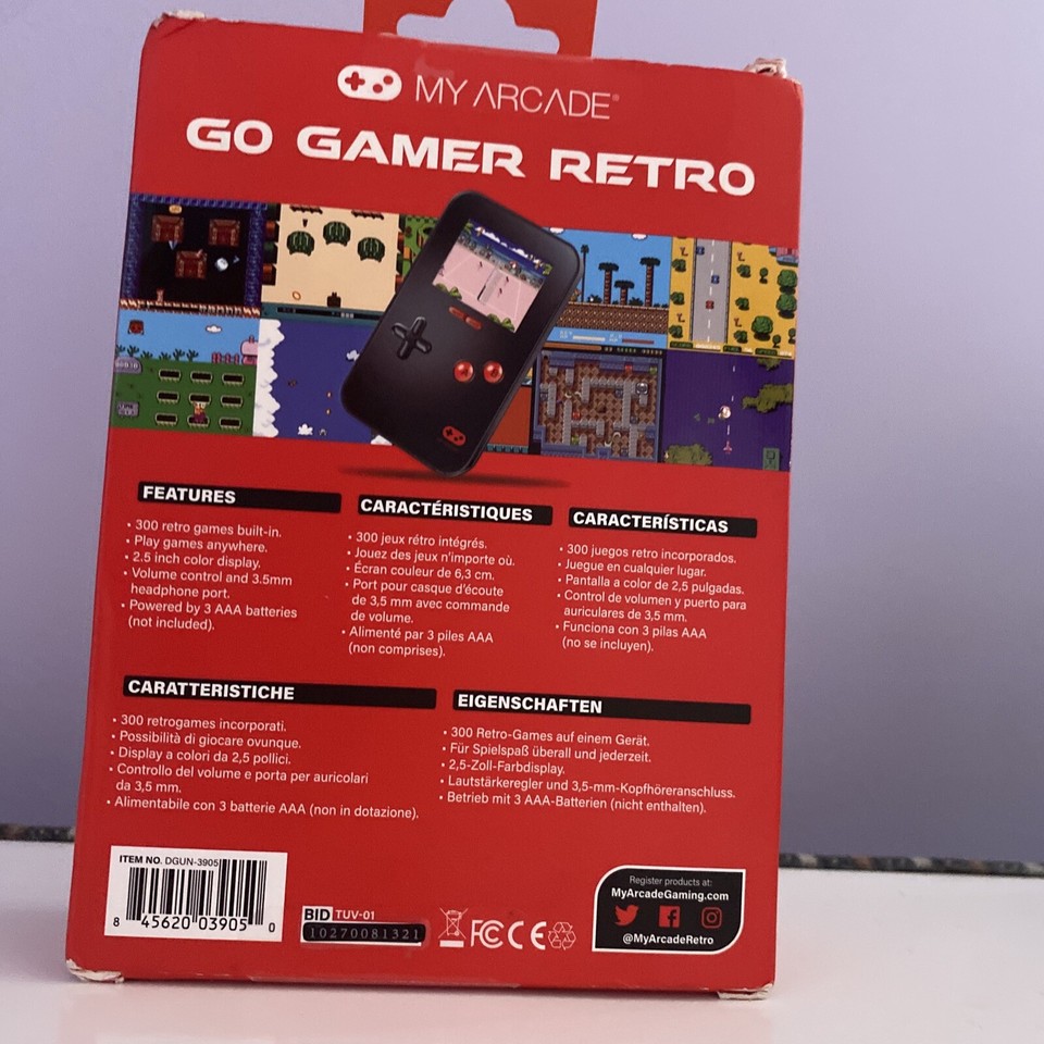 My Arcade Go Gamer Retro Portable Handheld 300 Games Jeux Video Games ...