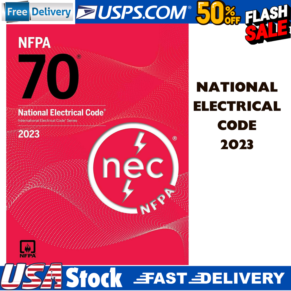New NFPA 70 NEC 2023 National Electrical Code Paperback Softbound USA ...