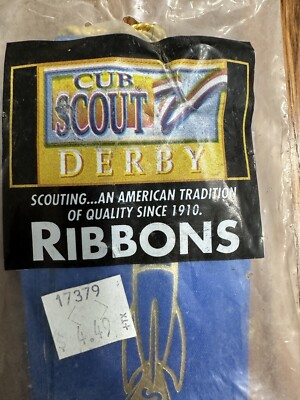 VTG 1996 Boy Scouts Cub Scout Space Derby Award Ribbons NOS BSA Pack of ...