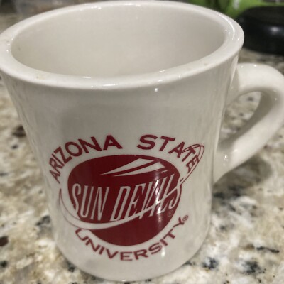 Vintage Arizona State University ASU Coffee Cup/Mug Sun Devils Red ...