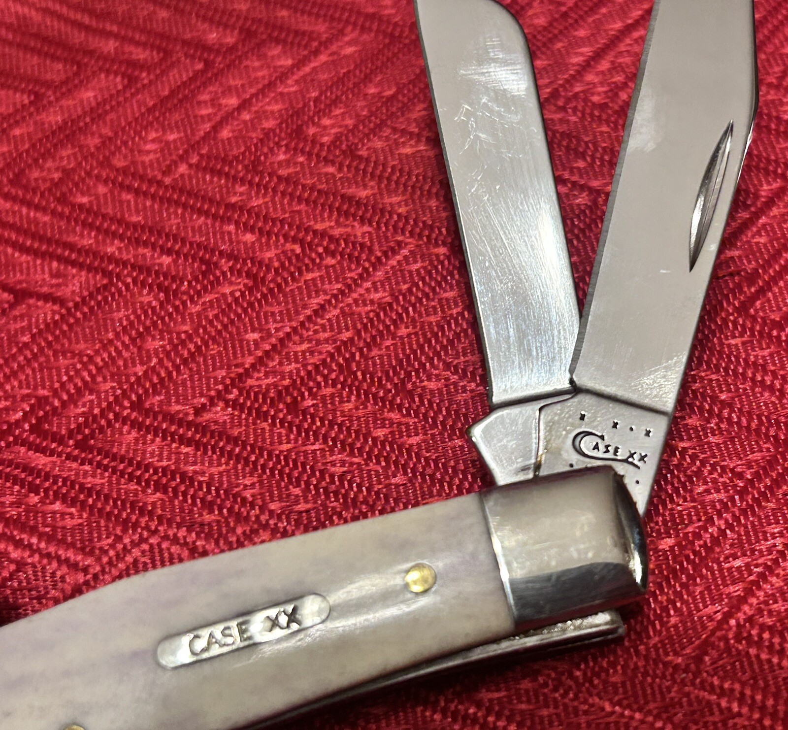 Rare 2011 Case XX 63032 SS Stockman Knife Ultra Violet Smooth Bone NEW ...