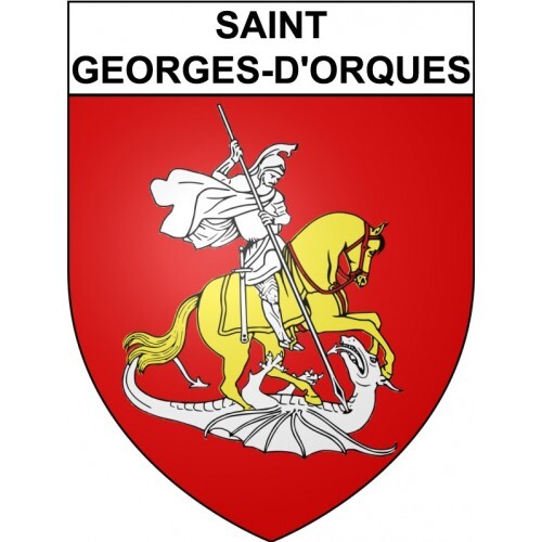 Saint-Georges-d'Orques 34 ville Stickers blason autocollant adhésif | eBay