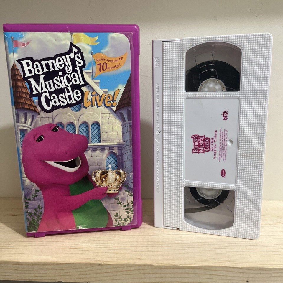 Barney's Musical Castle: Live! VHS 2001 Never Seen On TV Kids Sing ...