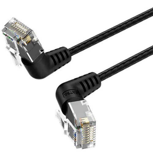 Cables Made 25cm Right-Angle Patch CAT6 RJ45 Ethernet UTP 360 ...