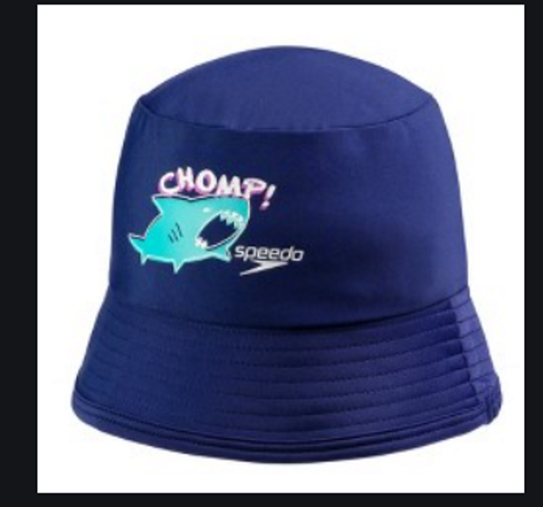 Speedo Kids' UPF 50+ Bucket Hat with Chin Strap CHOMP!!! | eBay