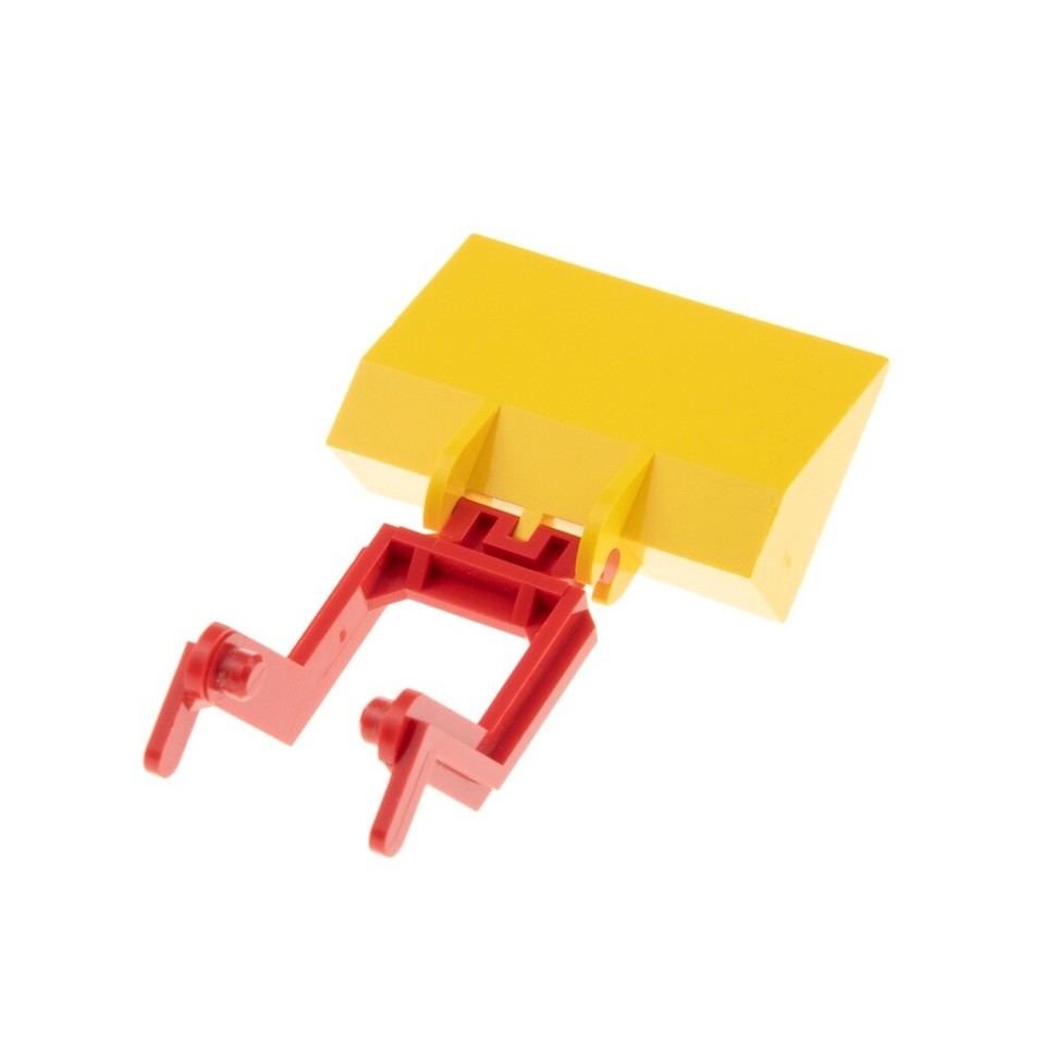 1x LEGO Digger Shovel 3x5x1 1/3 Yellow Crane Arms 2x6x2 Red Vehicle ...