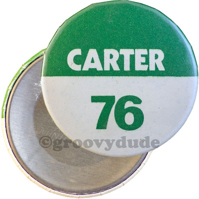 1976 Jimmy Carter 76 for President - Political Campaign Pin Pinback ...
