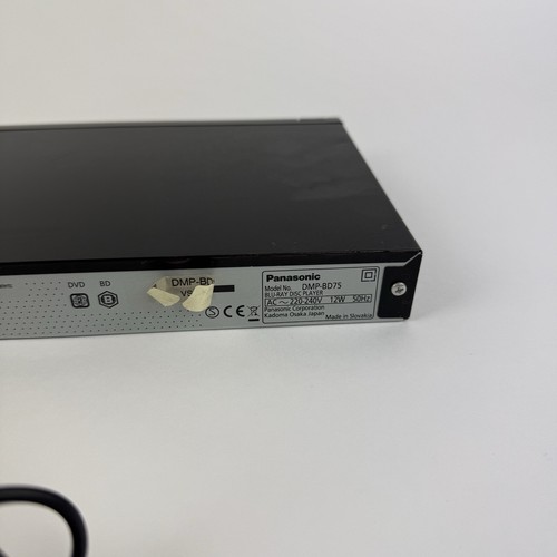 Panasonic DMP-BD75 Ultra-Fast Booting Blu-Ray Disc Player Black ...