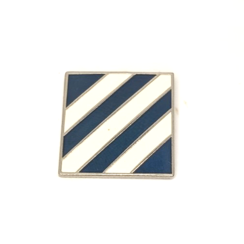 3rd Infantry Division Lapel Pin Hat Tack 3ID Rock of the Marne XVIII ...