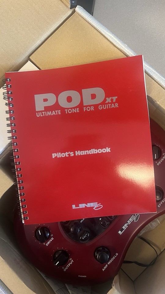 LINE6 POD XT Line6 Pod XT Multi-Effects Guitar Effect - In Box w/ Cord ...