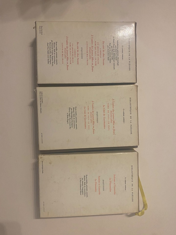 Marcel Proust — À la recherche du temps perdu — Édition de la Pléiade ...