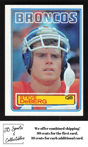 1983 Topps Steve DeBerg #261 Denver Broncos | eBay