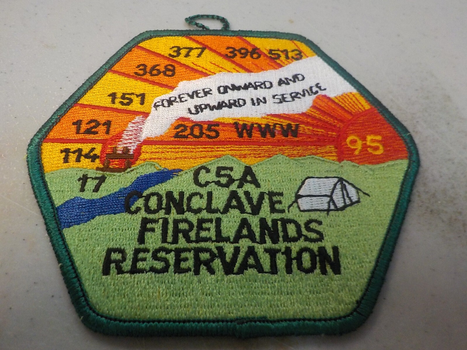 Order of the Arrow:E-297 :Large, 1995 C-5A Firelands Reservation | eBay