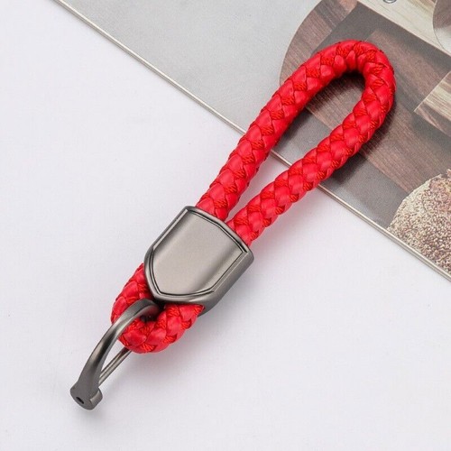 Red Universal Key Ring Gift Key Chain Keychain Parts Rope Strap 1 X ...