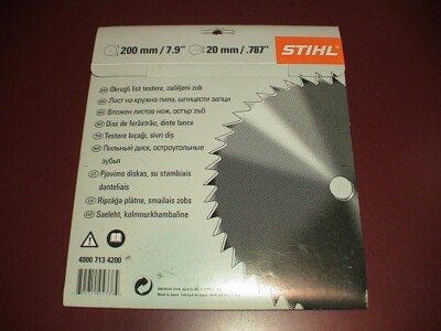 NEW STIHL Brushcutter 7.9" Scratcher Saw Blade FS 160 180 220 300 350 ...