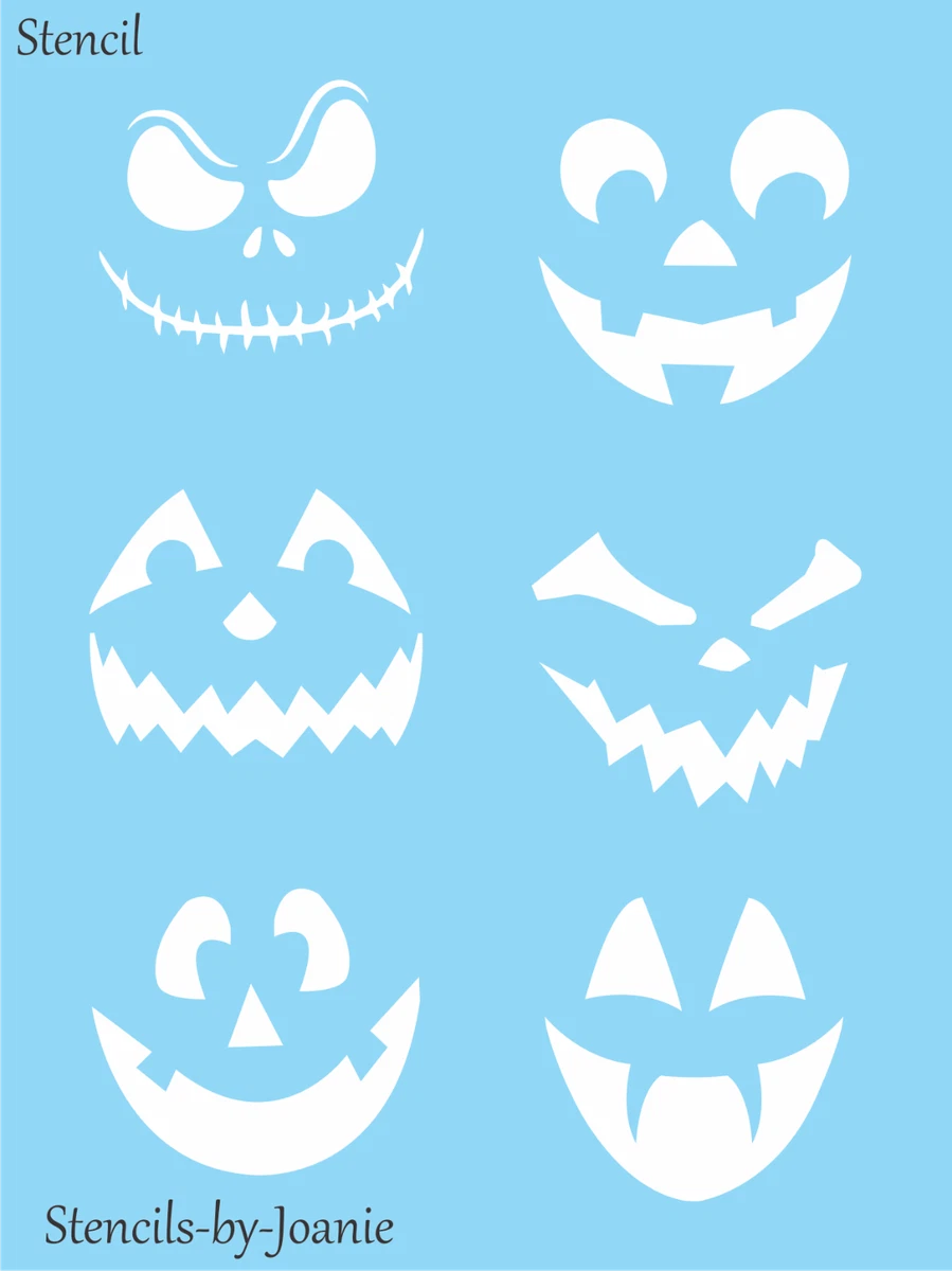 Super Scary Pumpkin Stencils