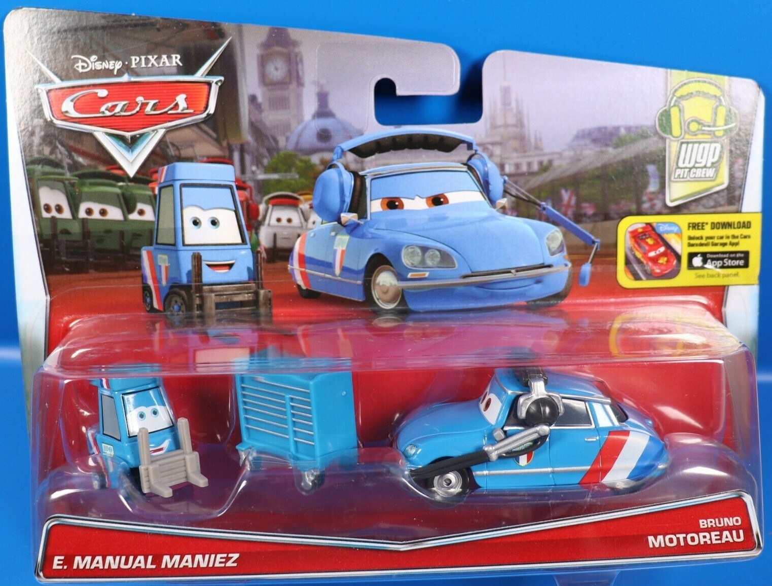 CARS 2 - E. MANUAL MANIEZ & BRUNO MOTOREAU - Mattel Disney Pixar | eBay