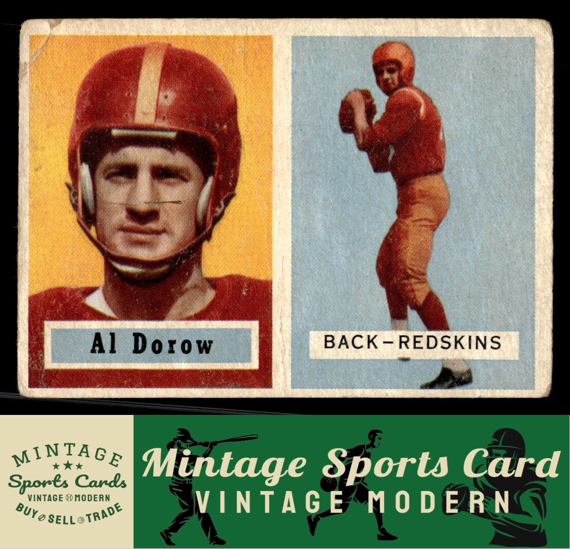 1957 Topps - Al Dorow - #24 Washington Redskins GD/GD+ | eBay