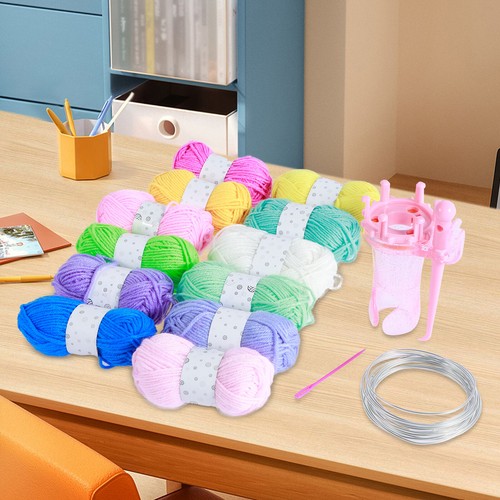 Mini Knitting Mill Hand Crank Knitting Machine Reusable Plastic ...