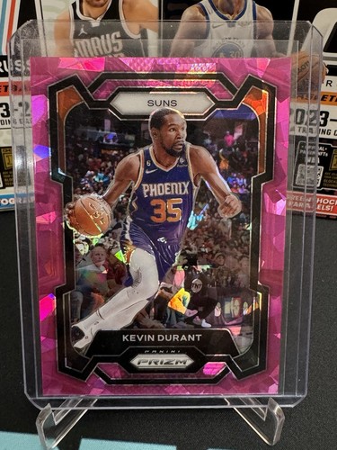 Kevin Durant 2023-24 Panini Prizm Pink Cracked Ice Parallel Phoenix ...
