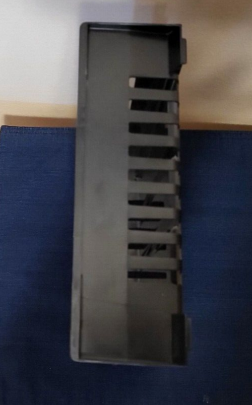 Rubbermaid Stackable Letter Paper Tray - Single Tray - Plastic- Black ...