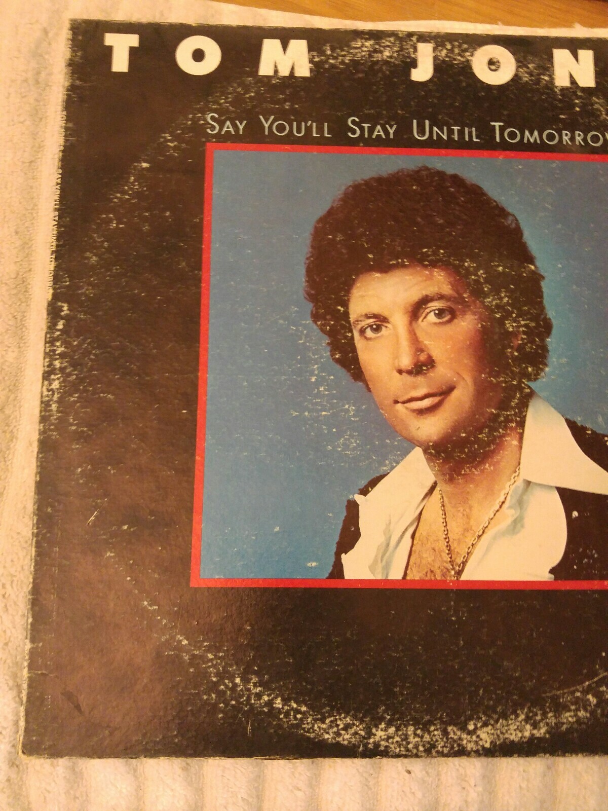 TOM JONES "Say You'll Stay Until Tomorrow" VG+ LP Vinal Record | eBay