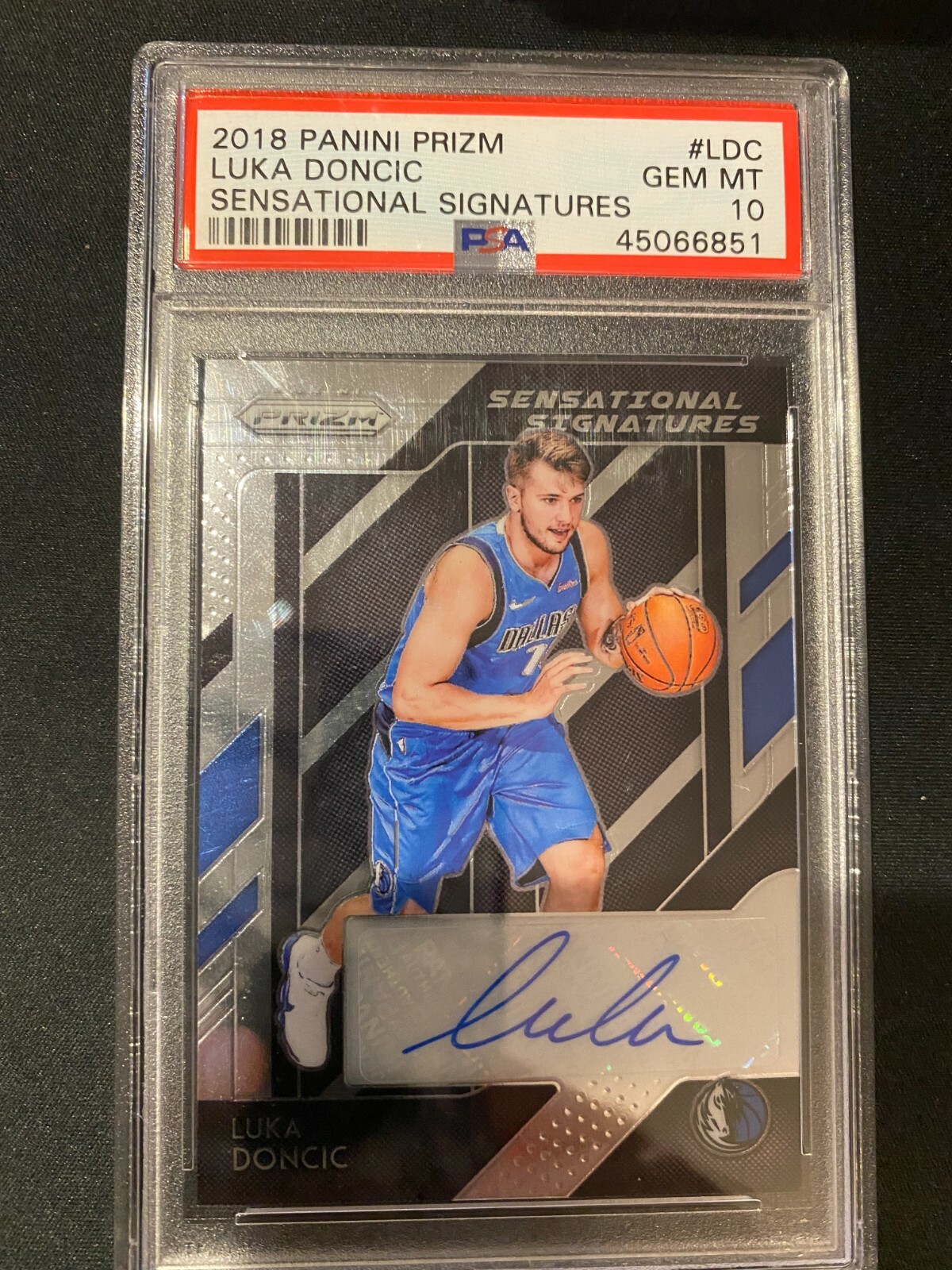 2018 Panini Prizm Sensational Signatures Luka Doncic x 2. PSA 10 & BGS ...