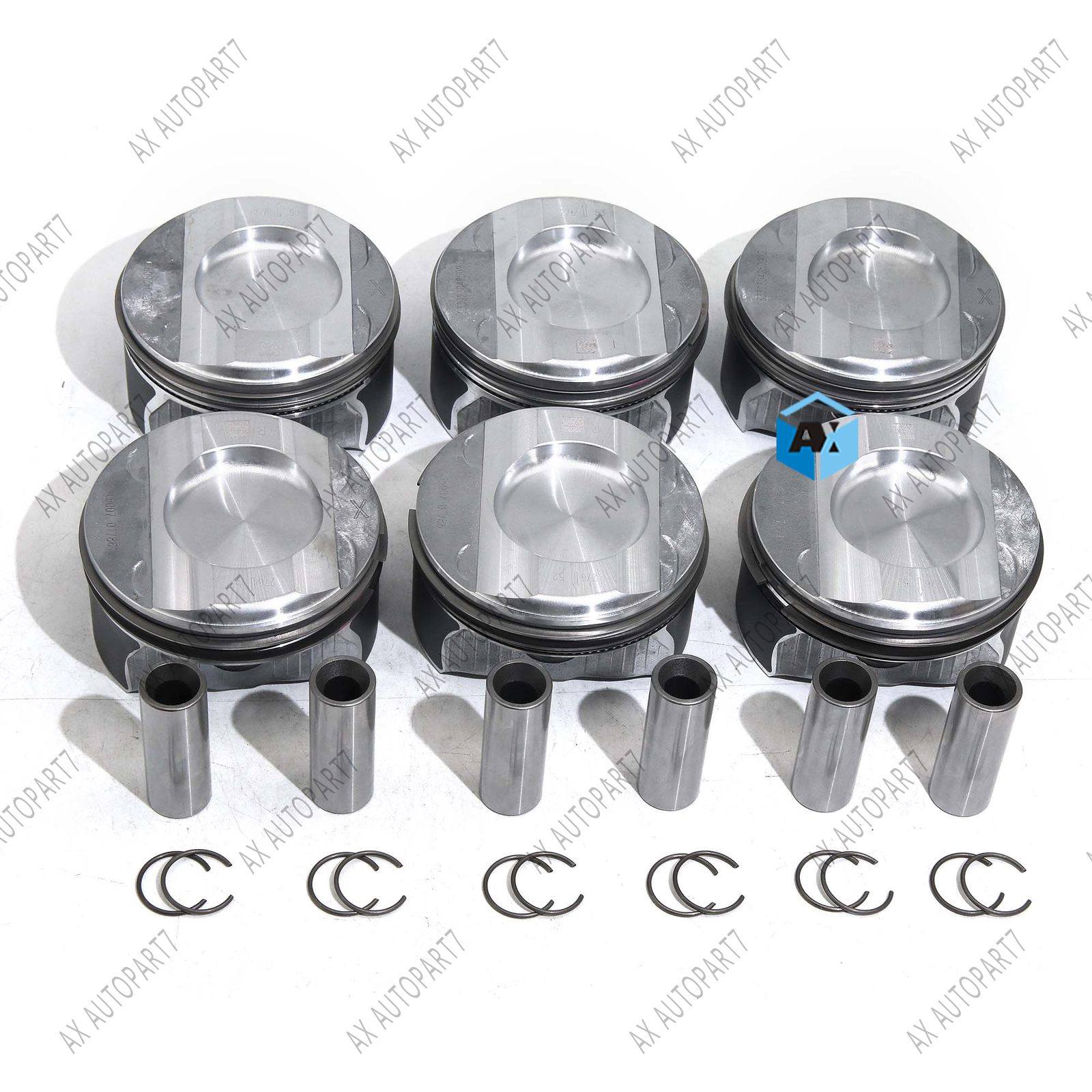 6x Pistons Rings Set Φ92.9mm For Mercedes-Benz M276 3.5L R172 W221 ...
