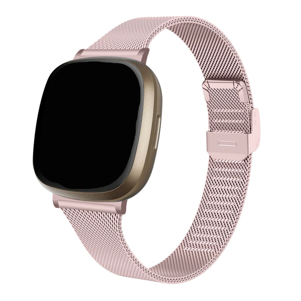 For Fitbit Versa 2/3/4/Sense/Lite Wrist Band Stainless Steel Milanese ...