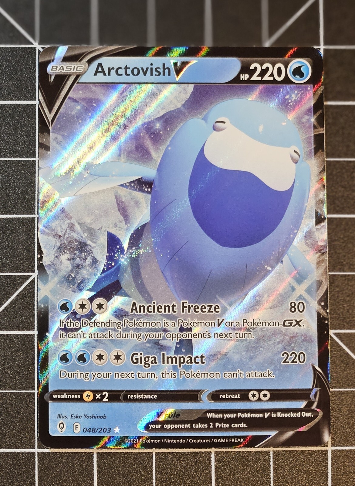 Pokemon TCG - Arctovish V - 048/203 Evolving Skies - Ultra Rare Holo | eBay
