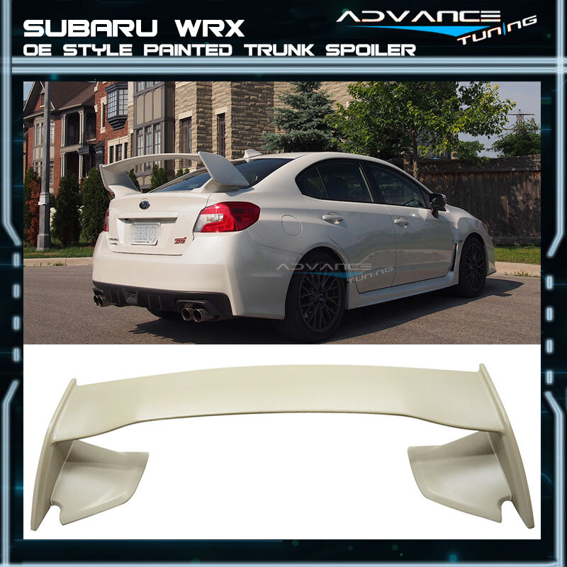 Fits 15-21 Subaru WRX STI OE Painted Rear Trunk Spoiler Lip Wing All ...