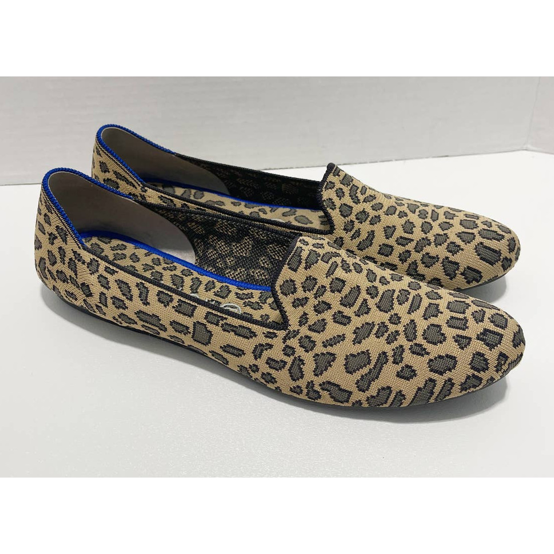 Rothys Spotted Leopard Print Loafers Slip On Round To… - Gem
