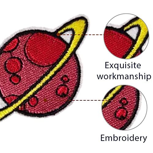 Iron On Embroidery Patch Planet" Pattern for Badges Iron On Sew On ...