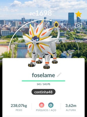 Pokémon Go Solgaleo Sendai Background | eBay