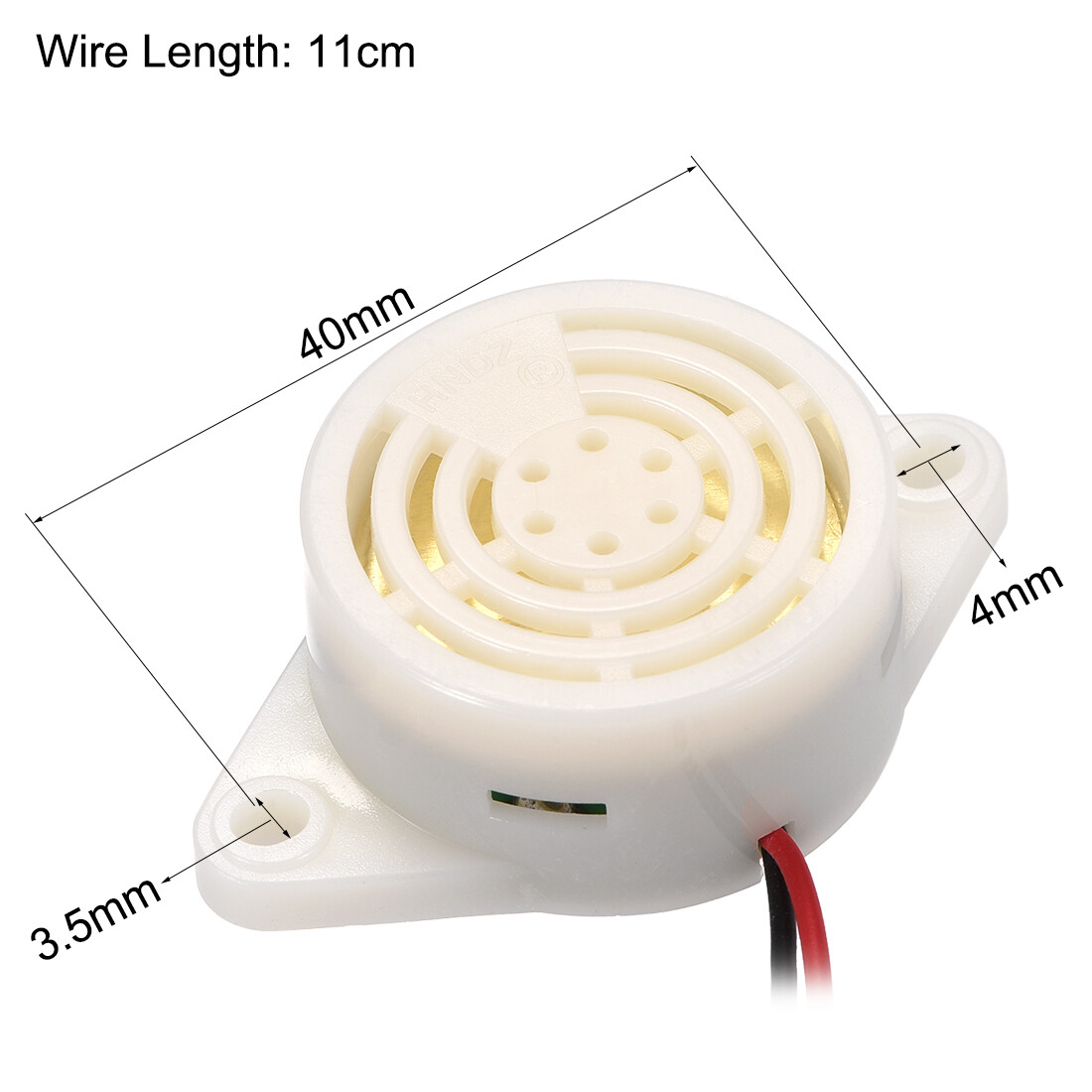 DC 3-24V Active Electronic Buzzer Piezo Alarm Sounder Continuous 90dB ...