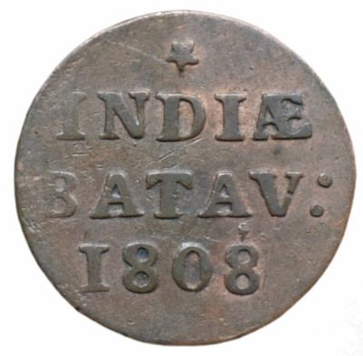 1808 NEATHERLANDS INDIA BATAV ONE DUIT - XF CONDITION 22MM | eBay