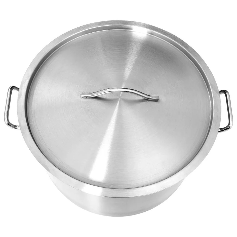 Stock Pot 58 L 50x30 cm Stainless Steel Cooking Kitchen Cookware Large ...