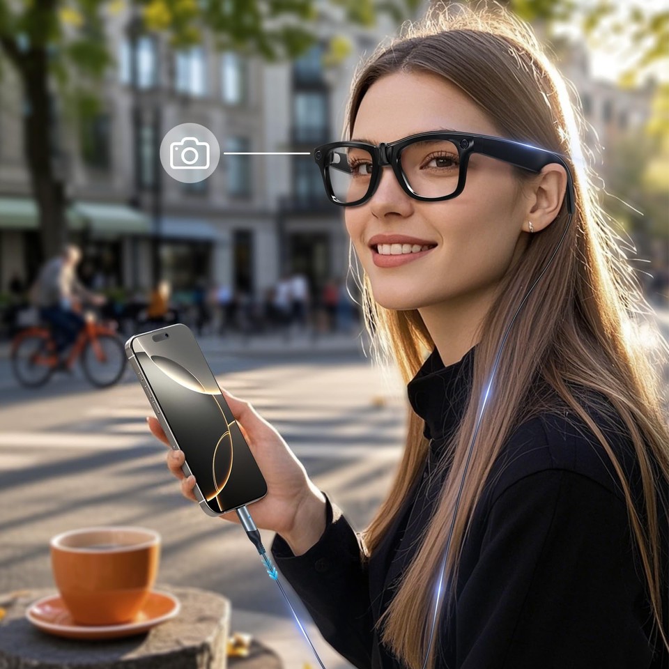 USB-Charging Cable with Ra.y-Ban Me.ta Wayfarer/Skyler/Headliner ...