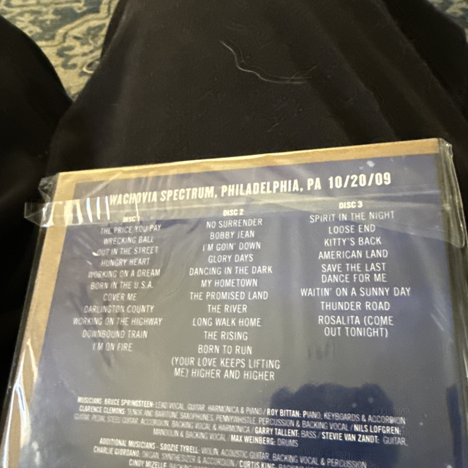 bruce springsteen philadelphia 10-20-09 3 Cd Live Archive | eBay